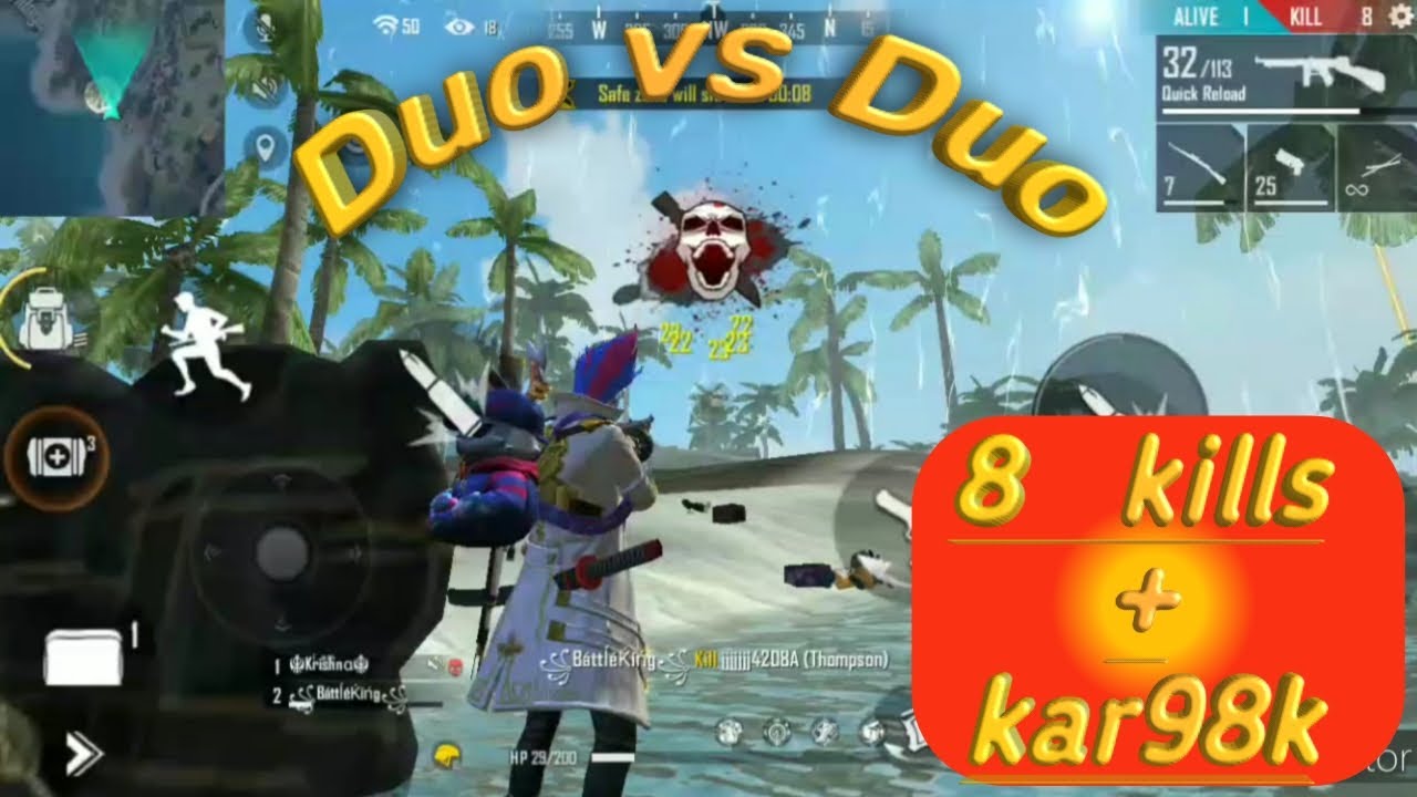 Pro best game play | Duo vs Duo | Solo vs Duo | kar98k | booyah - YouTube