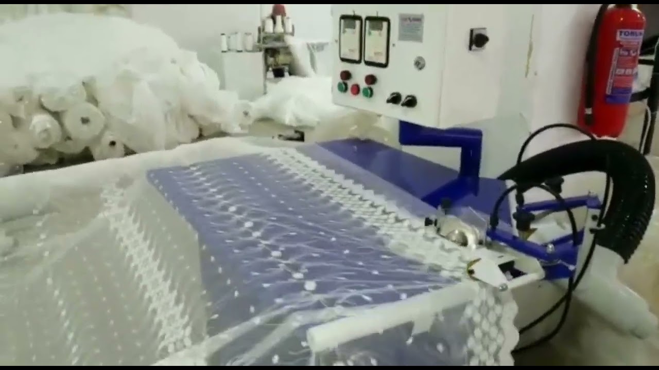 Automatic scallop cutting machine - YouTube