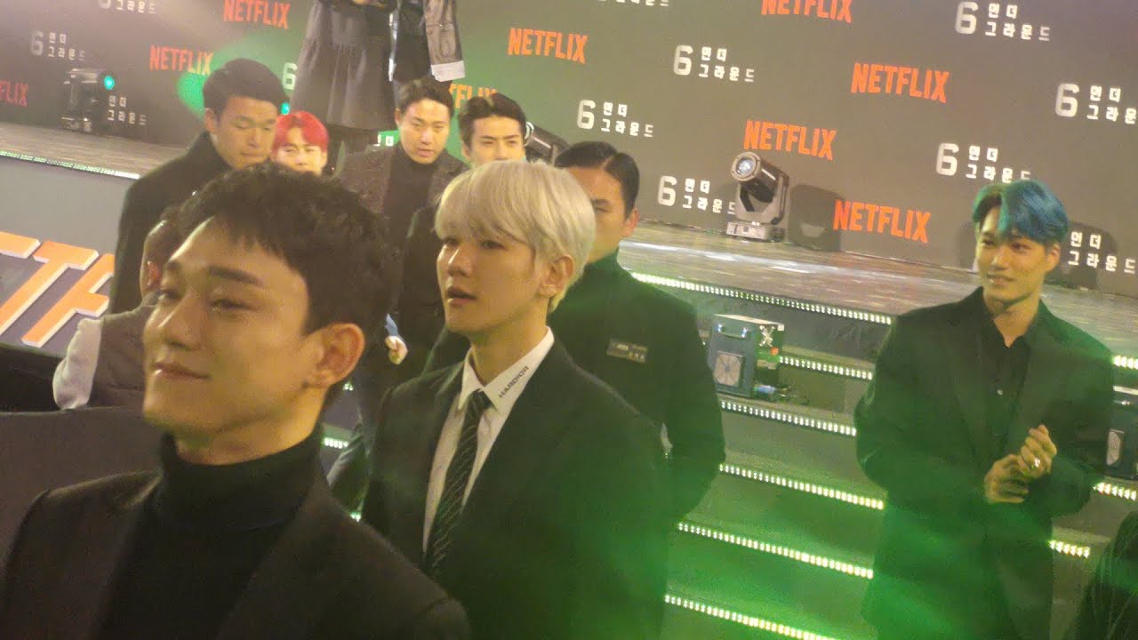 EXO arrives 6 Underground Netflix Green Carpet Premiere in Seoul Korea ...