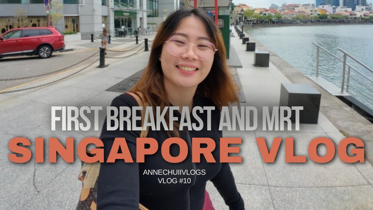 Vlog #10: SINGAPORE Series- Breakfast and MRT Experience - YouTube