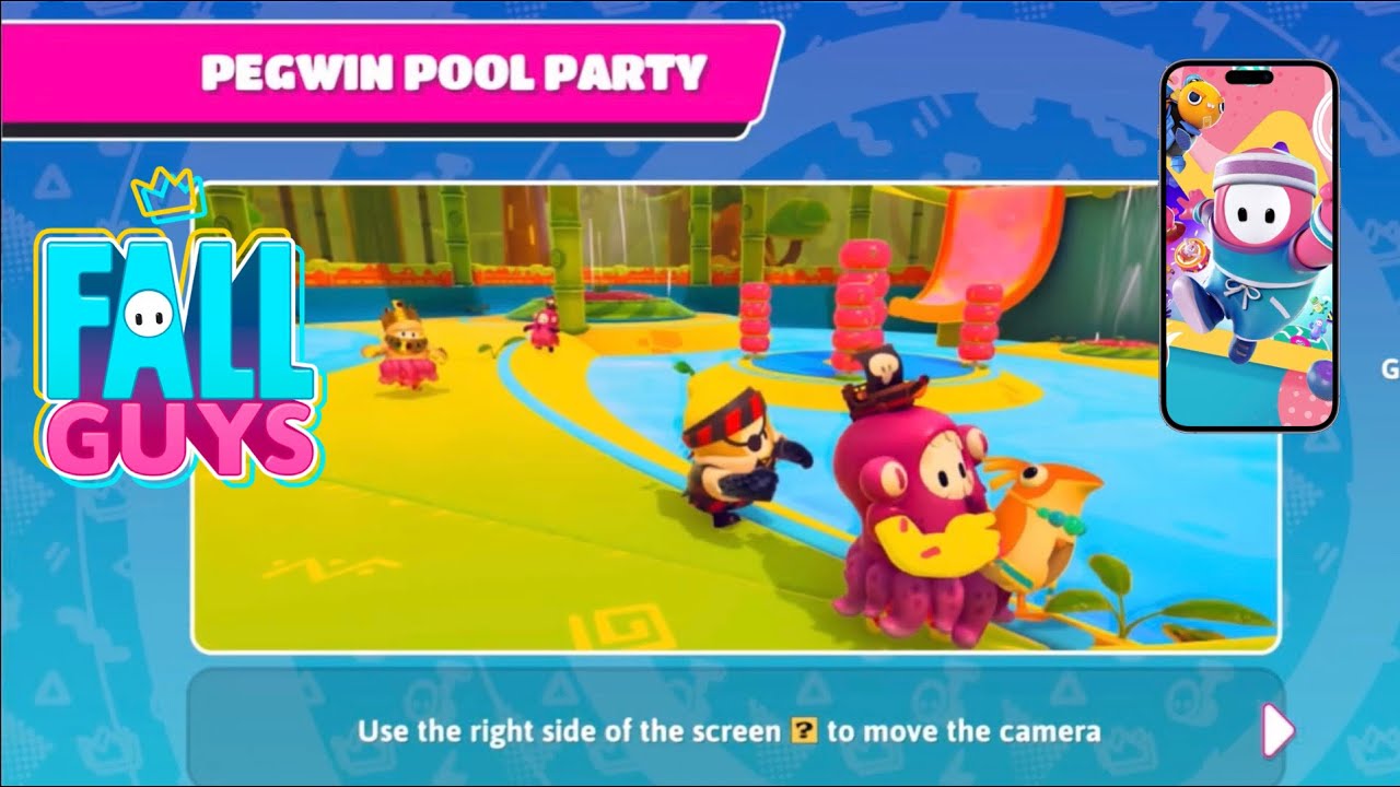 Fall Guys Mobile: Pegwin Pool Party - YouTube