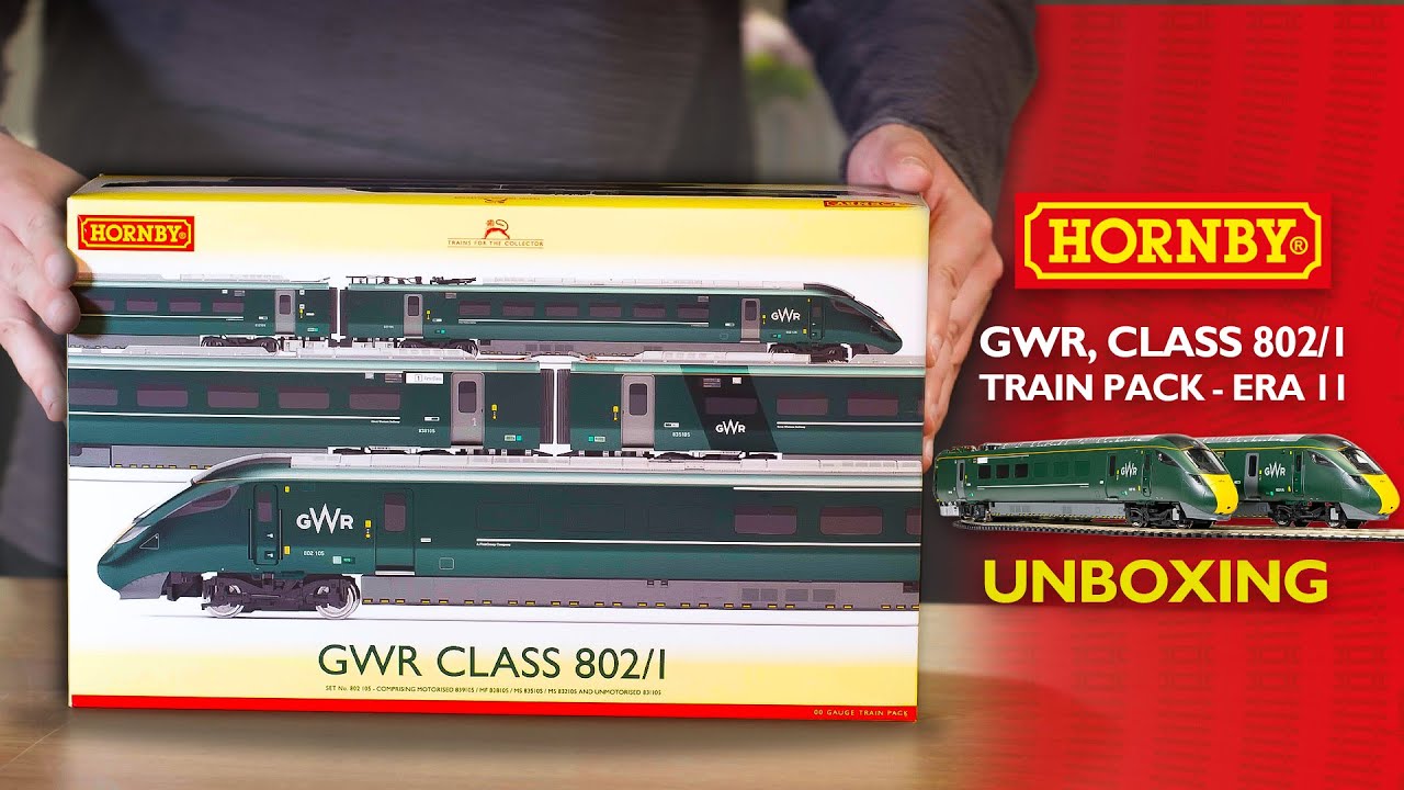 Epic Unboxing: Hornby's GWR Class 802/1 Train Pack Revealed! - YouTube