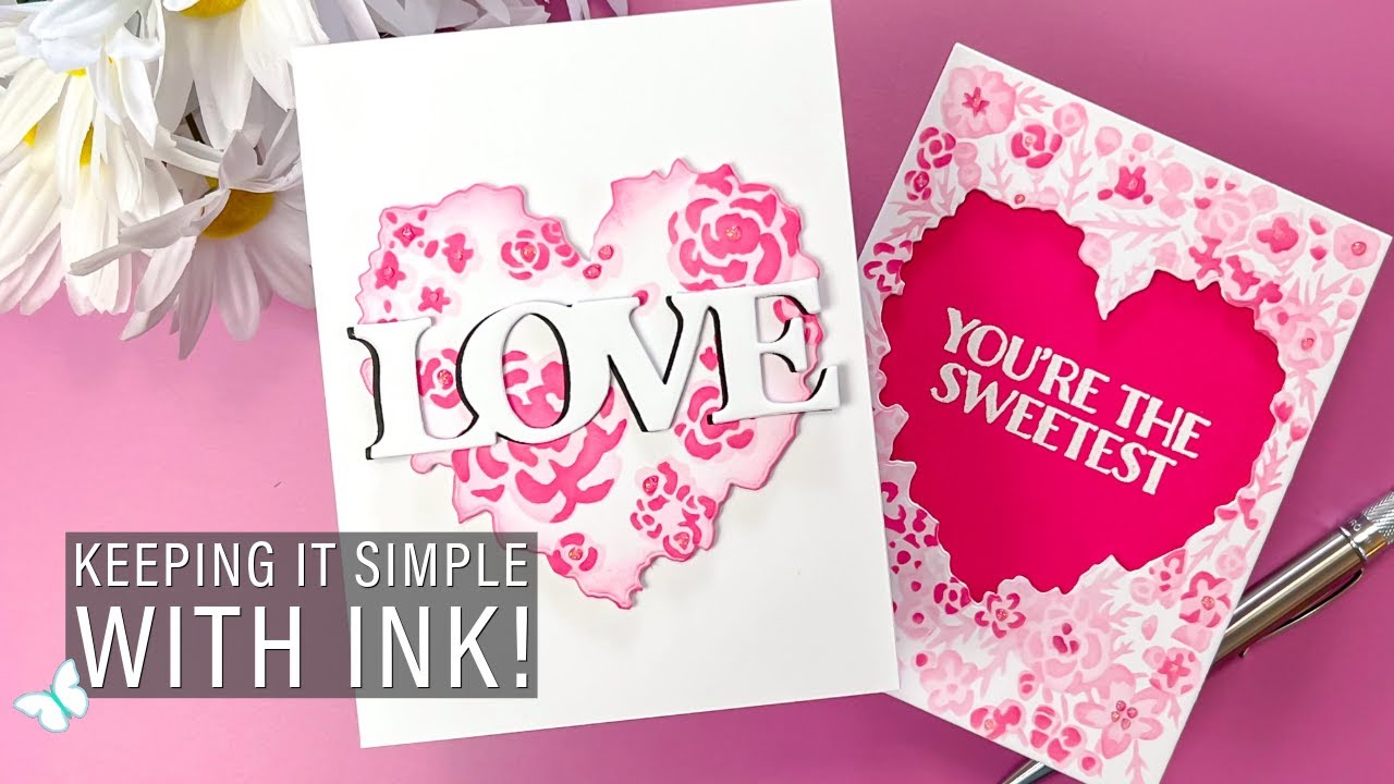 Easy One Color Ink Layering! Hero Arts My Monthly Hero January 2024 ...