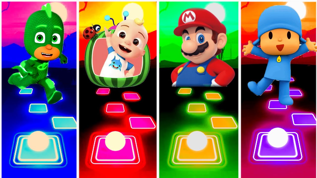 PJ_MASKS_ 🆚 Cocomilon 🆚 Super Mario Bros 🆚 Pocoyo,, 🎶 Who In Best ⭐ 💓💓💓 ...