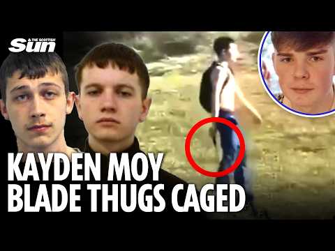 Evil thug who brandishised weapon moments after brutal beach murder of Kayden Moy locked up
