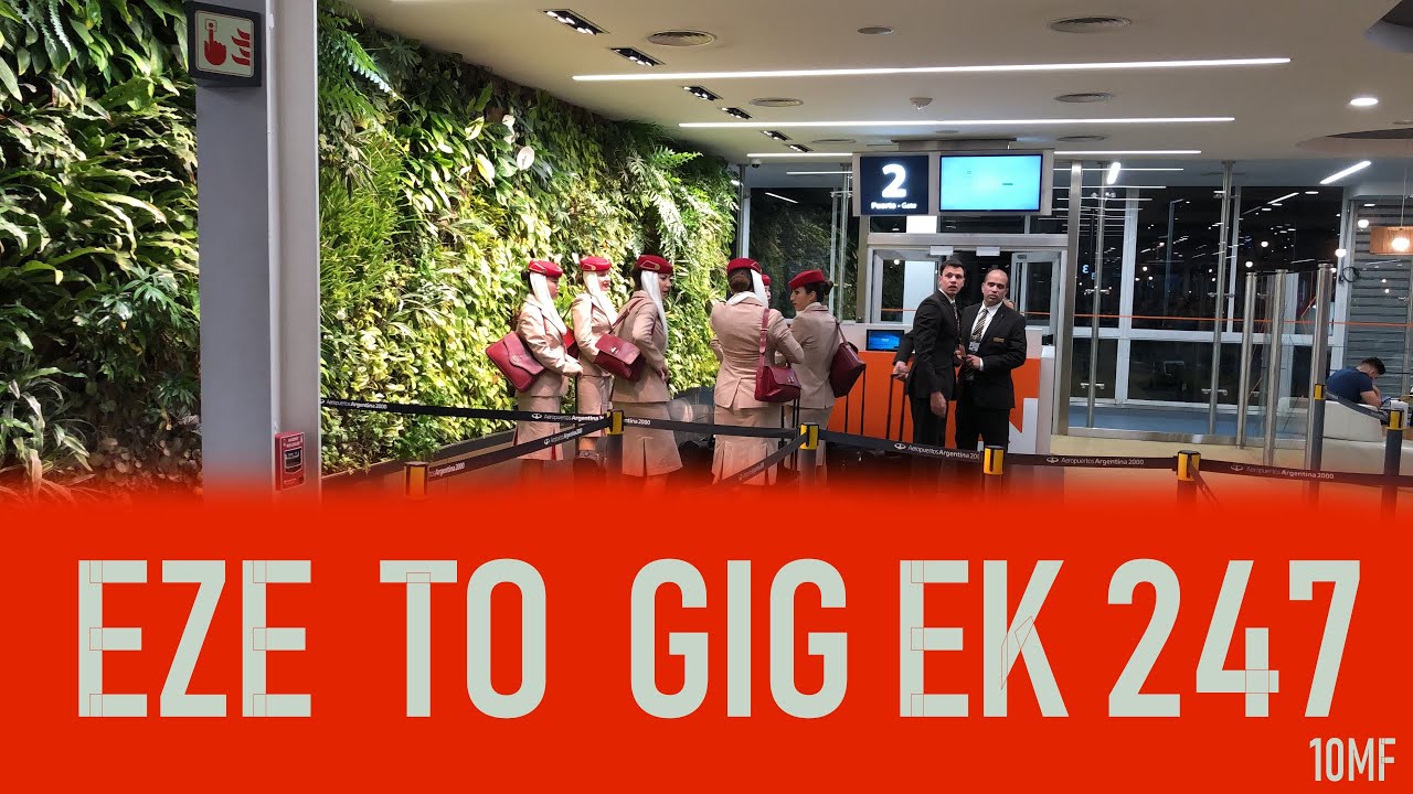 Flight Report EZE-GIG Emirates EK 248 Economy Class Boeing 777-300 ...