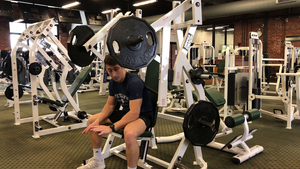 Hammer Strength Bench Press - YouTube