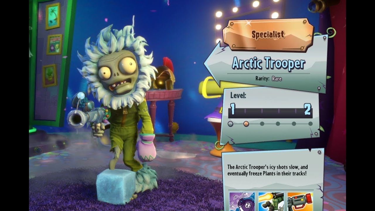 Plants vs Zombies Garden Warfare 2 - Arctic Trooper - YouTube
