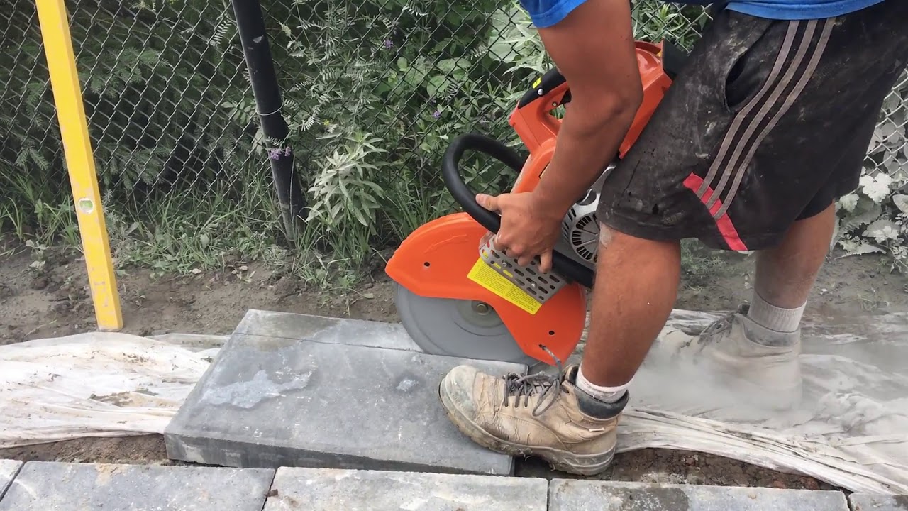 earthquake cut-off saw cs-900 - YouTube