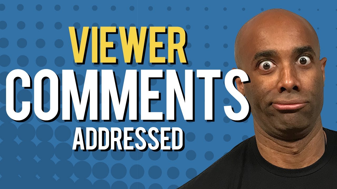 Responding to Viewer Comments & Giveaway Winner Announced - YouTube