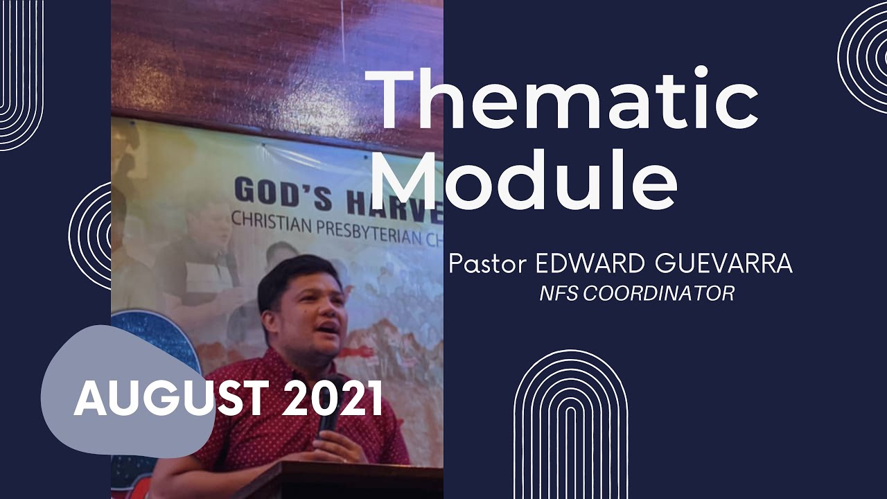 Thematic Module (August 2021) - YouTube