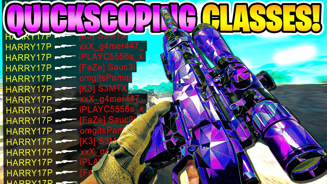 ALL The BEST QUICKSCOPING CLASS SETUPS in MW2!🔥 - YouTube