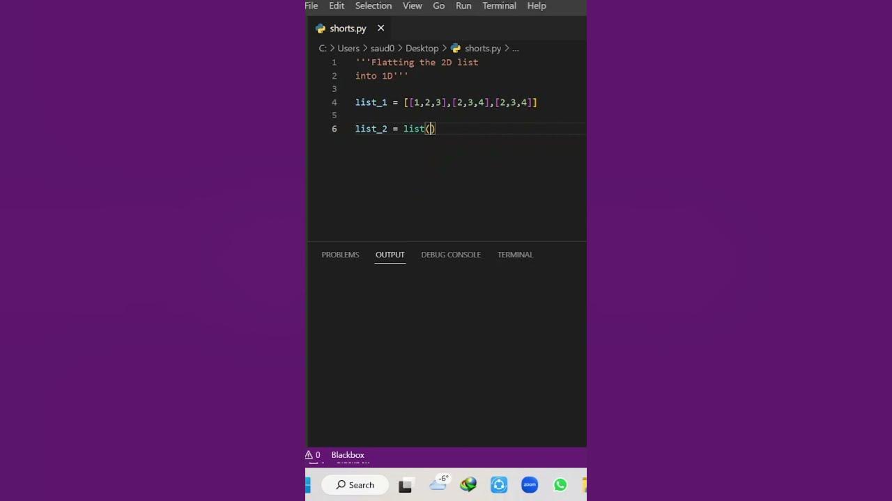 Flatting List From 2d To 1d Shortvideo Short Shorts Lambdaexpression Youtube