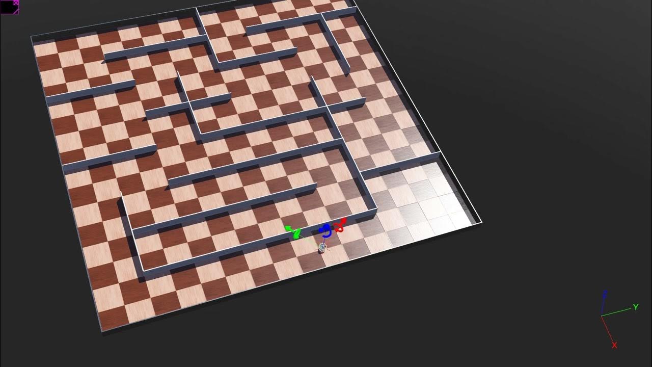 Webots Demo - Maze Solver Using Left Wall Following and Obstacle ...