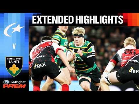Saracens v Northampton Saints | EXTENDED HIGHLIGHTS | Gallagher PREM 25/26 | Round 12