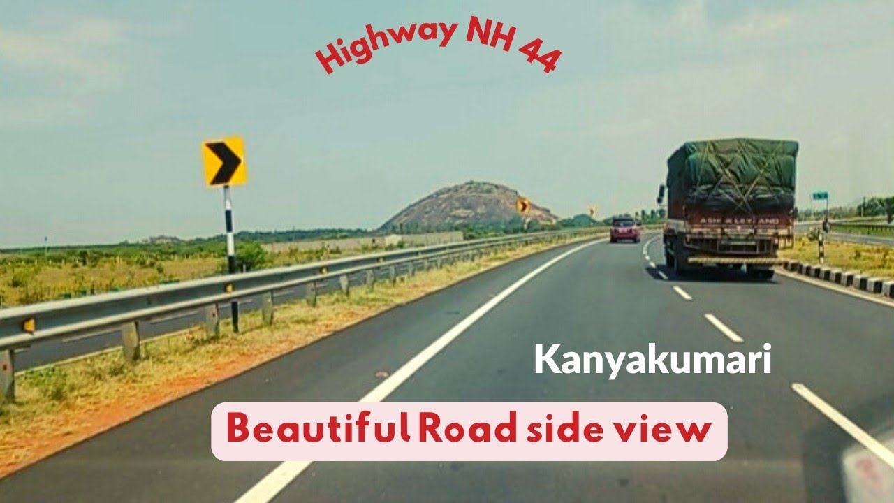 Longest National Highway of India NH 44 Kanyakumari to Rameswaram ...