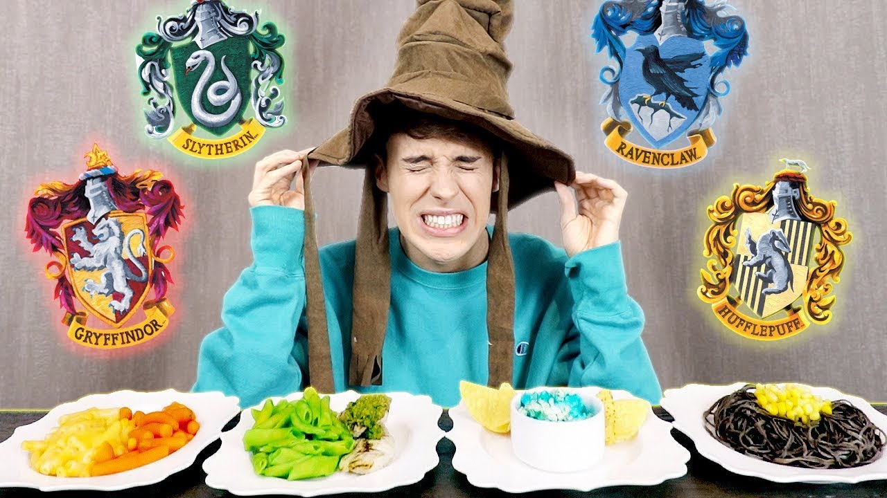 i let the SORTING HAT pick my foods for a day - YouTube