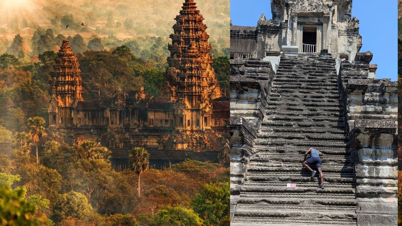 THE WORLD'S LARGEST RELIGIOUS STRUCTURE: ANGKOR WAT! - YouTube