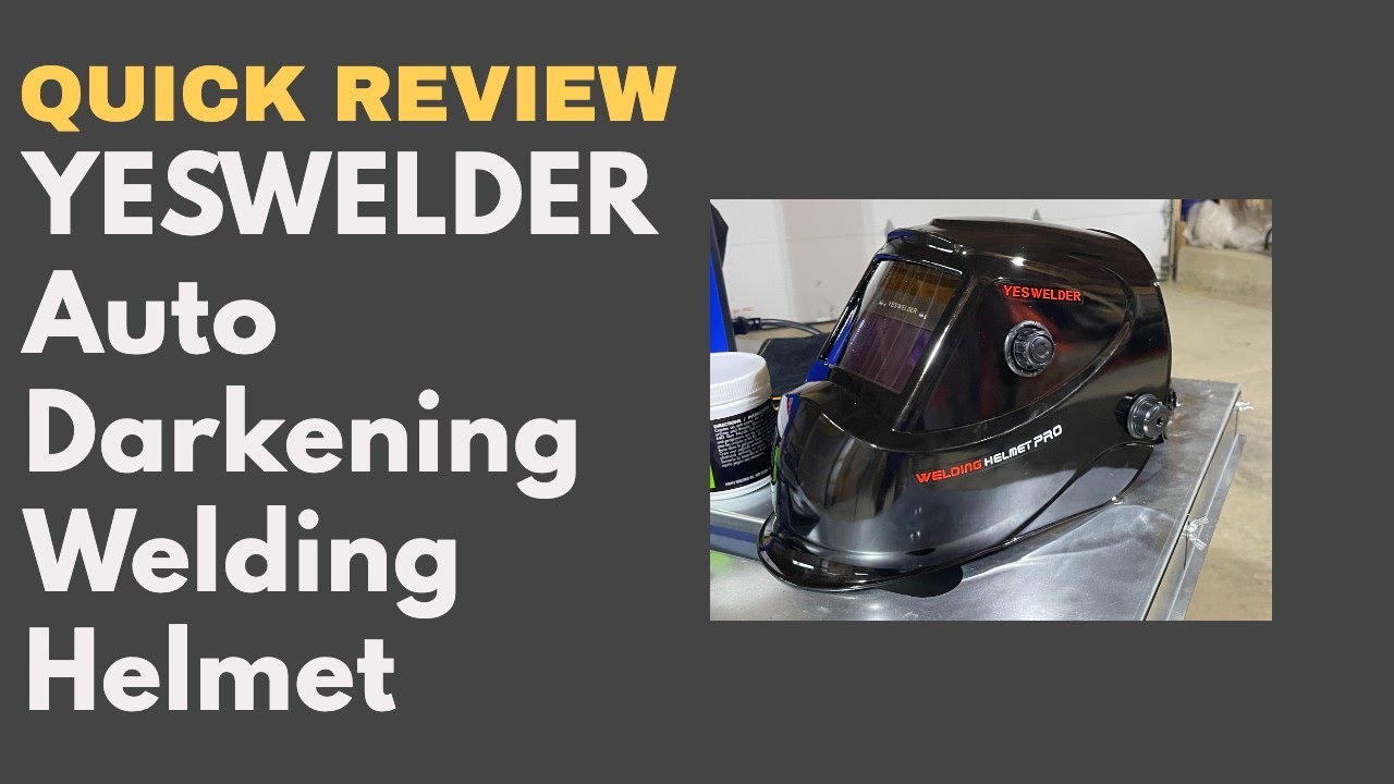YESWELDER Solar Powered Auto Darkening Welding Helmet - #1 Seller on ...