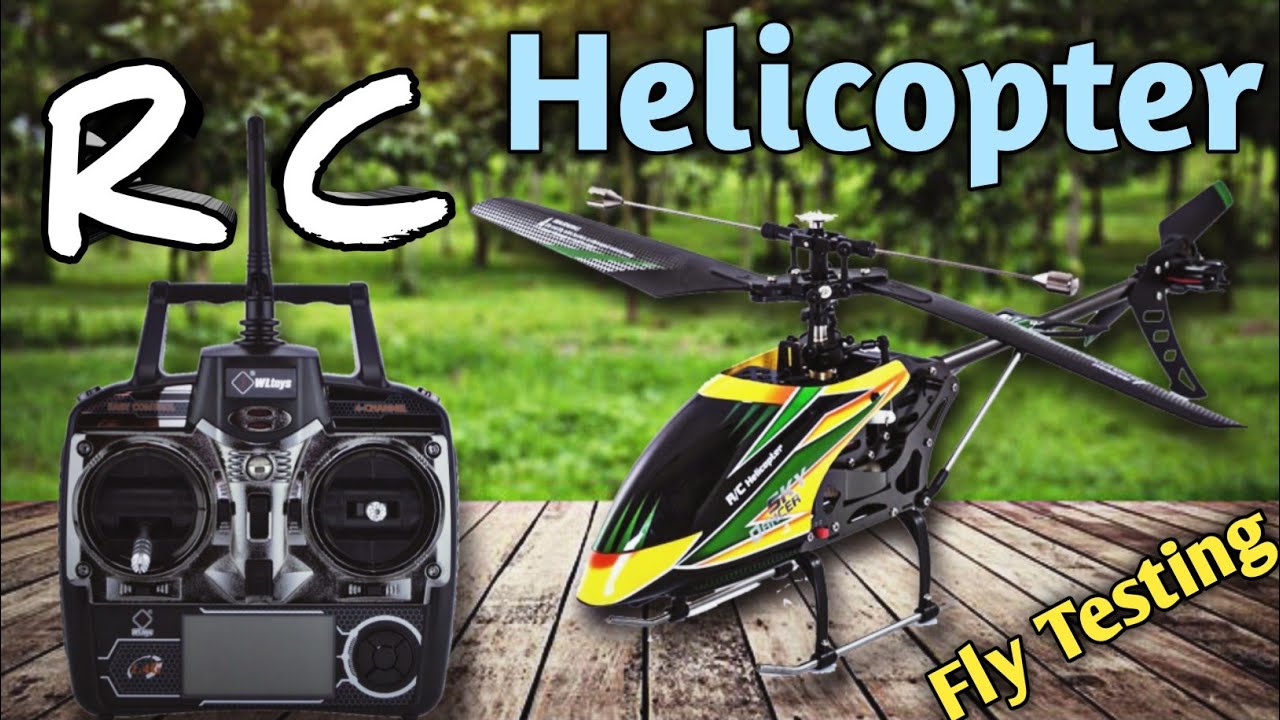 Unbox RC Helicopter With Radio Remote control - Fly Testing 🤔 - YouTube