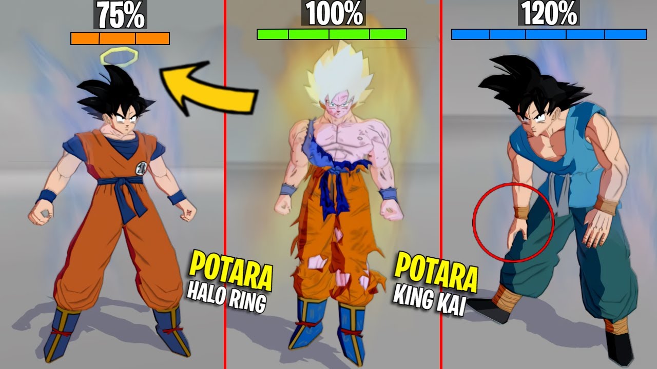 Los 7 MEJORES POTARAS del TENKAICHI 3 (Y como usarlos) - YouTube