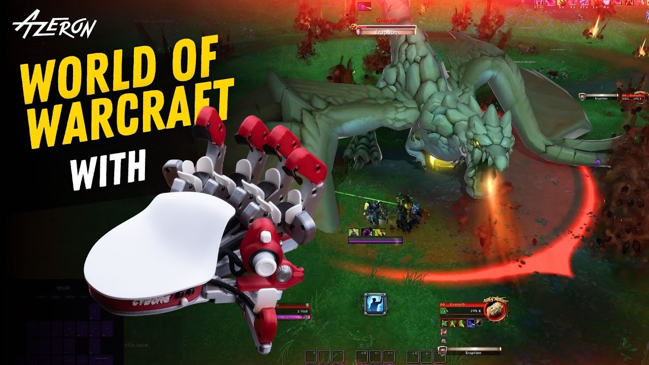 World of Warcraft Dragonflight gameplay with Azeron gaming keypad (no ...