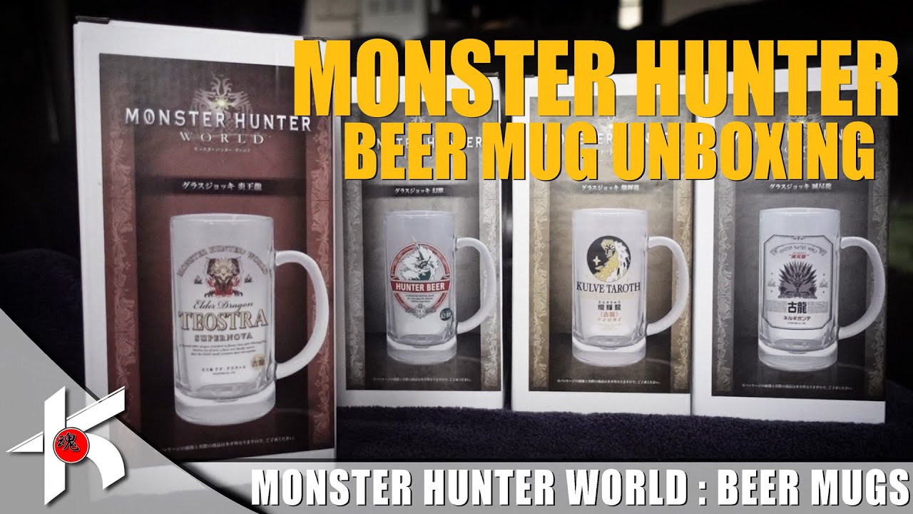 Monster Hunter World Beer Mugs are FIRE! [UNBOXING] - YouTube