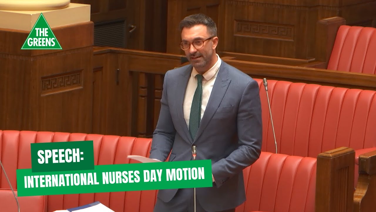 Speech: International Nurses Day Motion - YouTube