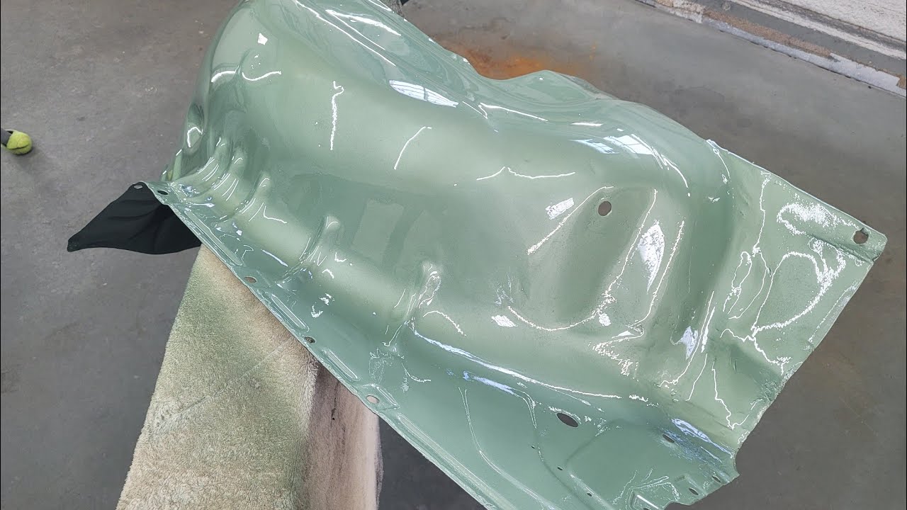 IMPALA FRONT WHEEL WELLS PAINTED! / DIY RESTORATION / DV1 / SPI CLEAR ...