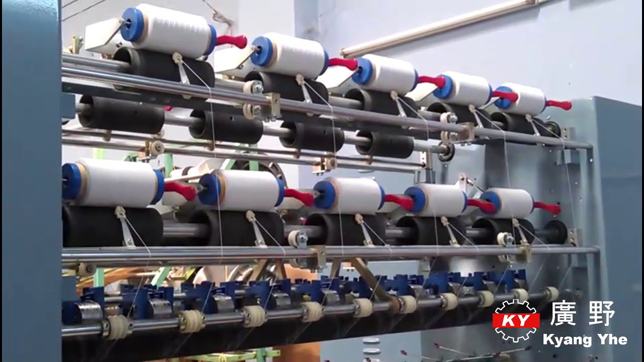 KY-TCR20 yarn covering machine - YouTube