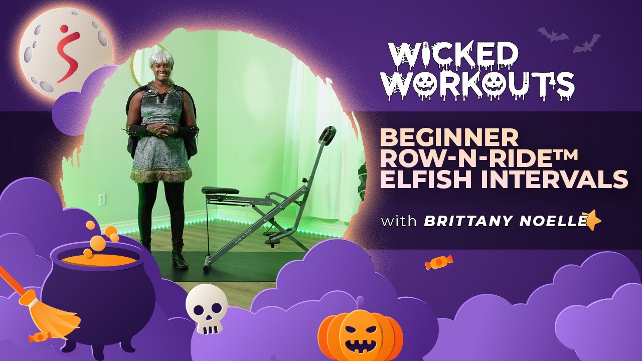 Row-N-Ride Elfish Intervals For Beginners | Wicked Workouts - YouTube