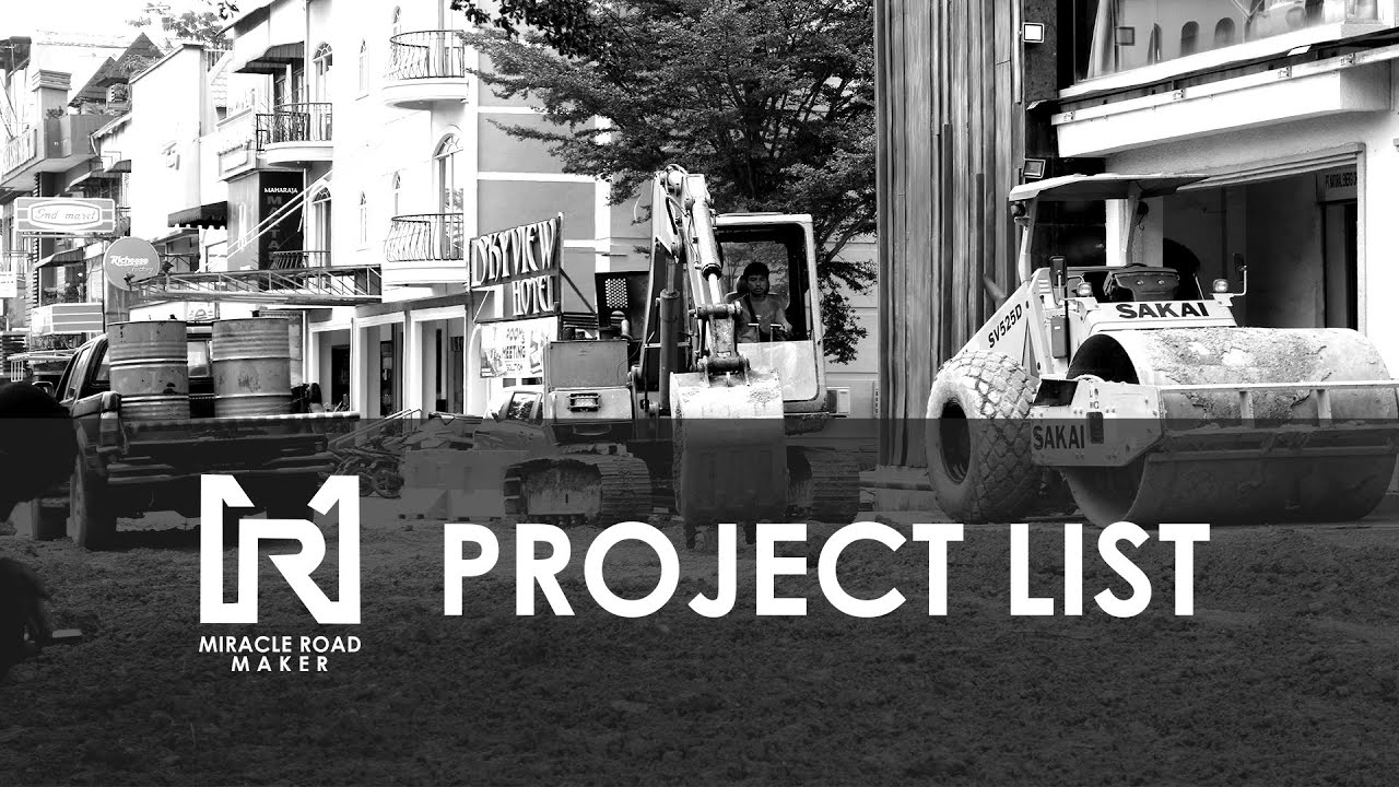 MIRACLE ROAD MAKER PROJECT LIST - YouTube