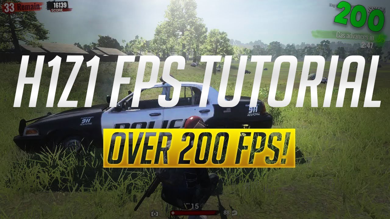 H1Z1 FPS TUTORIAL! OVER 200 FPS! - YouTube