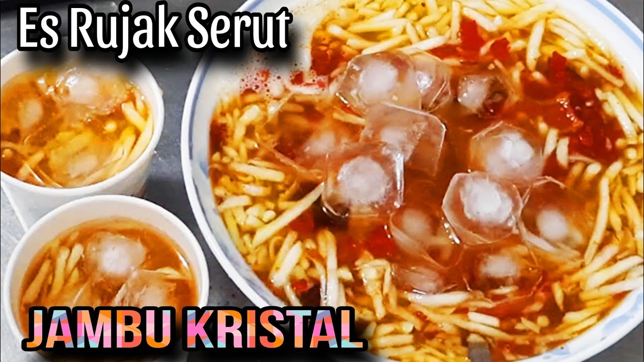 Resep Es Rujak Serut Buah Jambu Kristal Paling Enak ~ PEDAS ASEM SEGAR⁉ ...