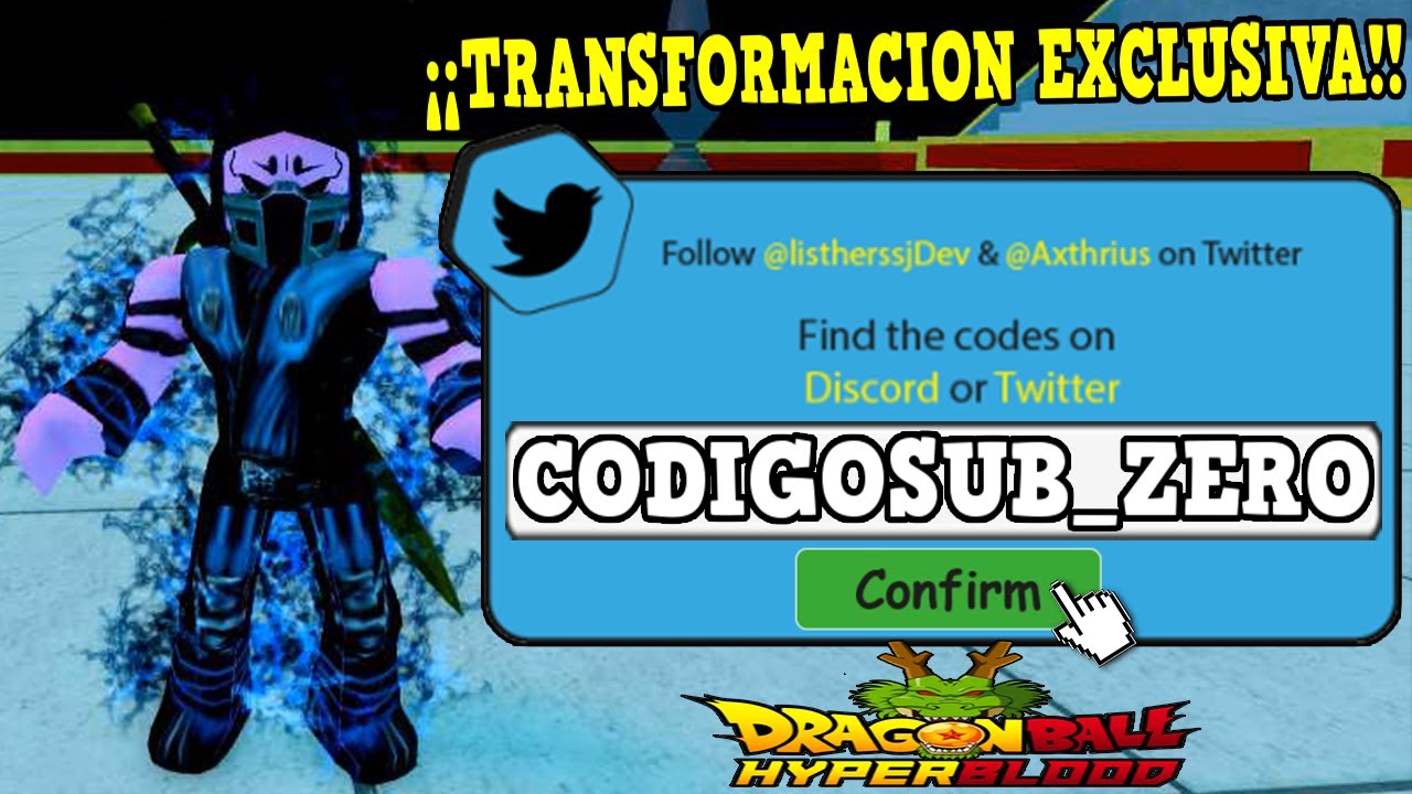 NUEVO CODIGO (SUB_ZERO🥶) DRAGON BALL HYPER BLOOD 2023!! - YouTube
