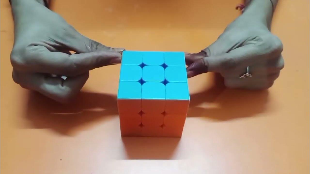 How to complete first layer 3x3 without algo | Easiest tutorial 3x3 Rubik cube | Beginners ...