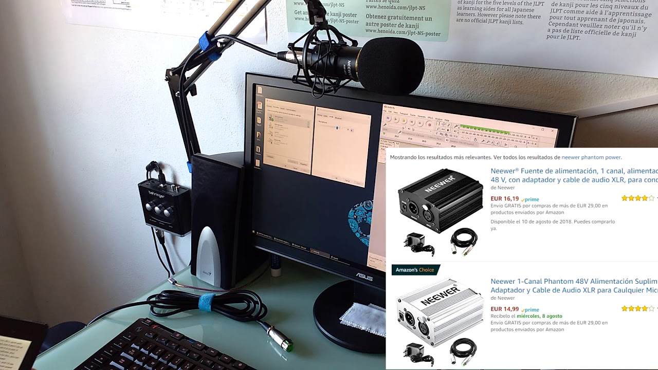 Neewer NW-800 VS.....Neewer NW-800?! Audio interface(+48V) VS. 3.5mm ...