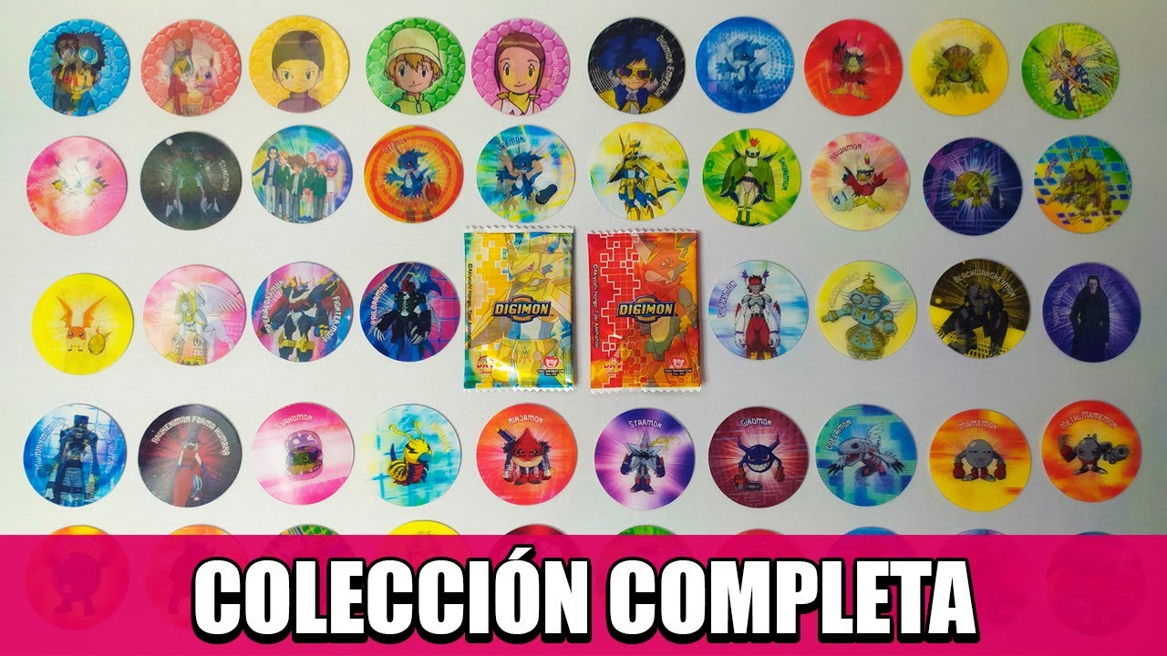 Tazos Digimon Volumen 2 Colecciones DKV | COLECCIÓN COMPLETA - YouTube
