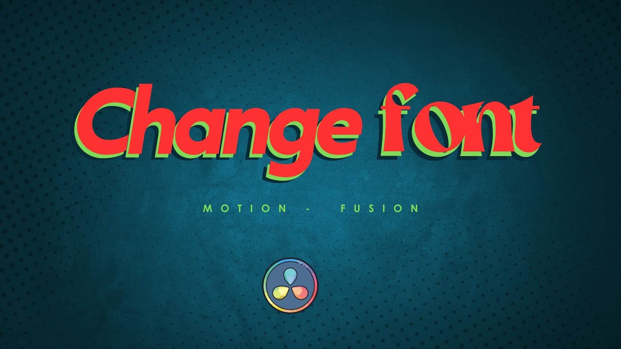 MOTION GONTA GANTI FONT DI DAVINCI RESOLVE - YouTube