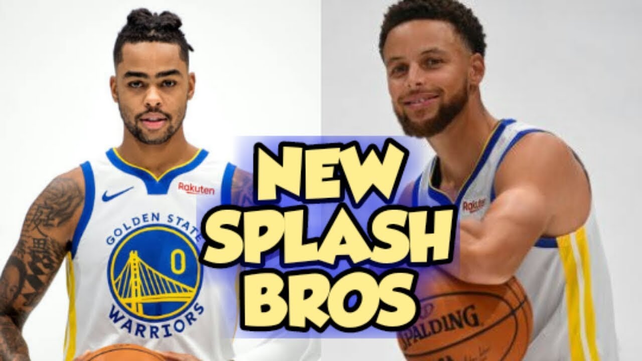 THE NEW SPLASH BROTHERS | STEPHEN CURRY AND D'ANGELO RUSSELL PRACTICING ...