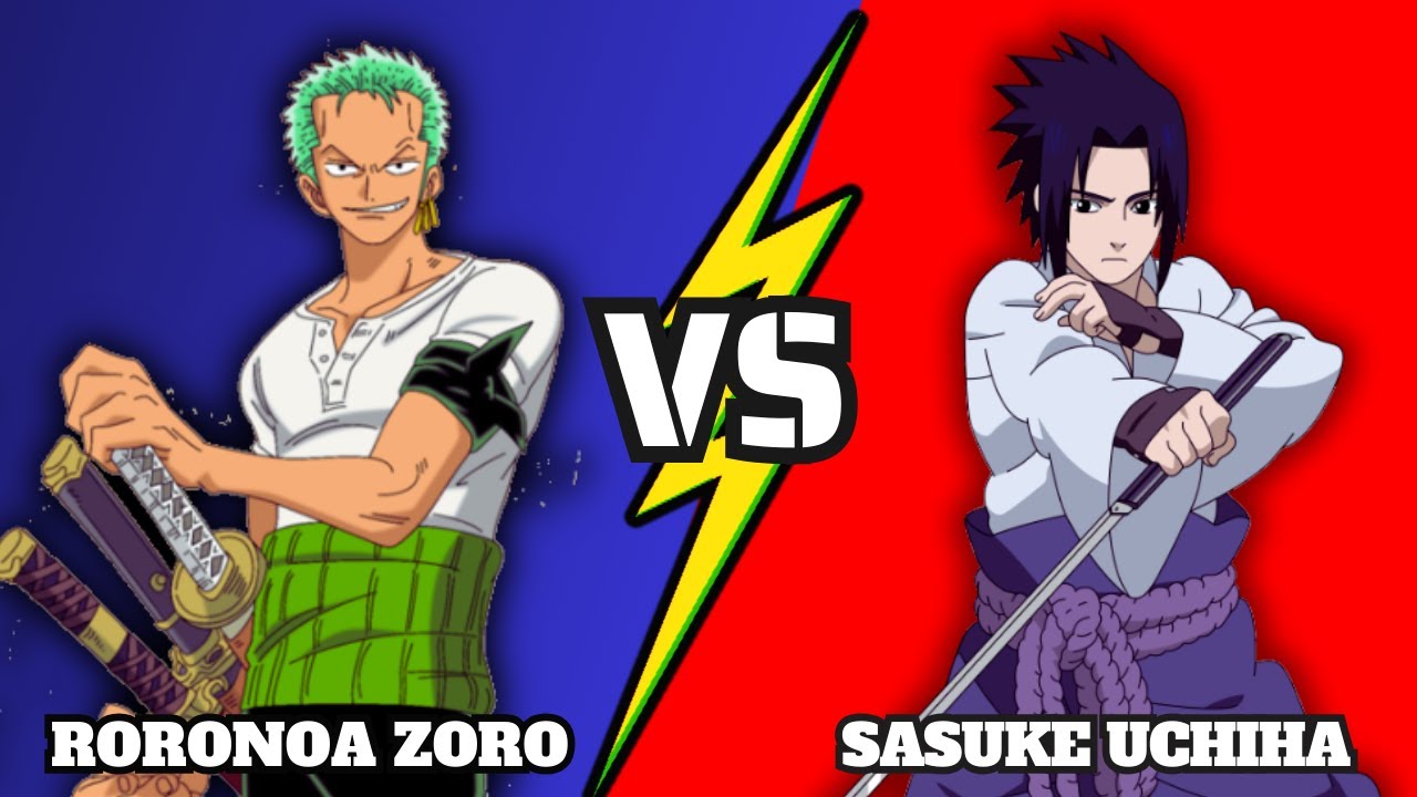Pre time skip Zoro Vs Sasuke Base Form Full Fight | The Anime Heroes ...