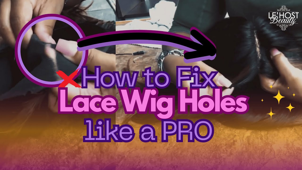 Fix Lace Wig Holes Like a Pro | Invisible Repair Techniques - YouTube