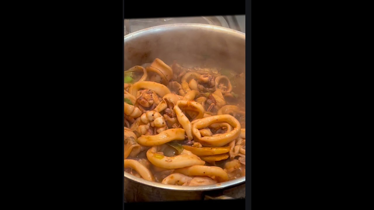cooking squid #cookingathome #deliciousfood #cookingrecipes - YouTube