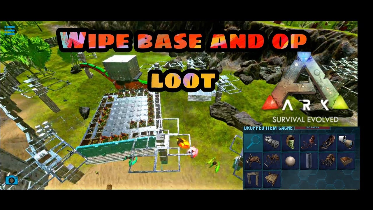 [ ARK MOBILE ] WIPE 2 BASE IN RED WOOD NEAR BASE OP LOOT 🔥 - YouTube