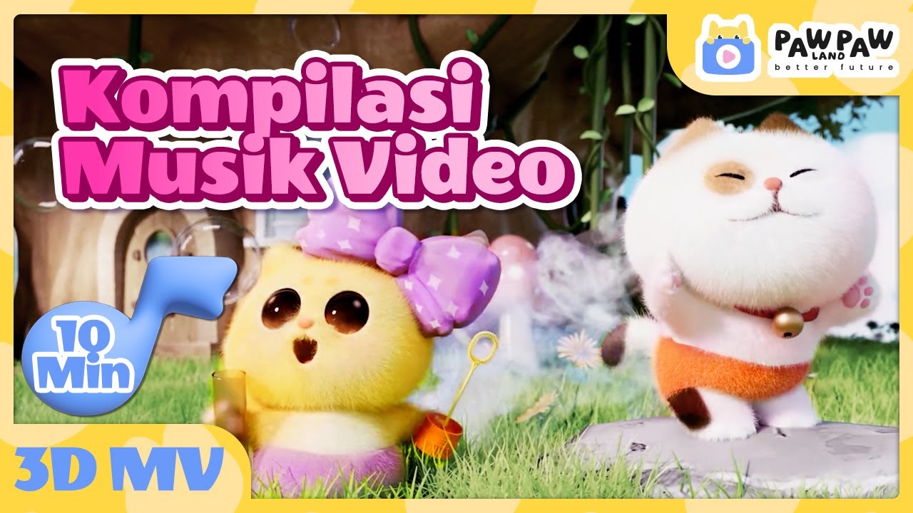 KOMPILASI MUSIC VIDEO | PawPawland Theme Song | Lagu klasik Anak Kentut ...