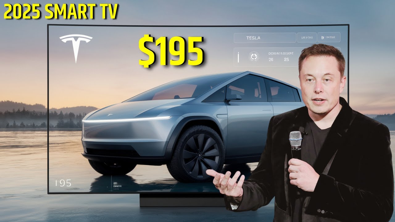 Elon MUSK Finally REVEALS TESLA SMART TV! Everything you need to know ...