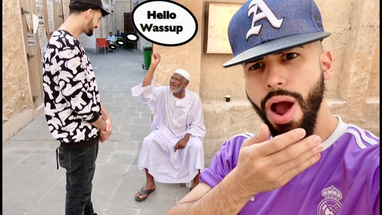 ARAB MAN GOES CRAZY ON US FOR SPEAKING ENGLISH!!! - YouTube
