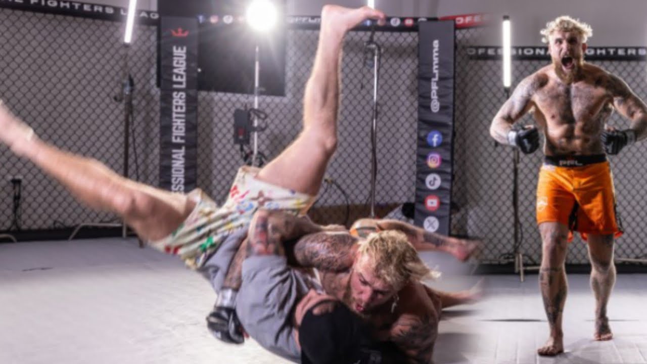 Inside Jake Paul’s custom-made cage built in gym to train for MMA debut ...