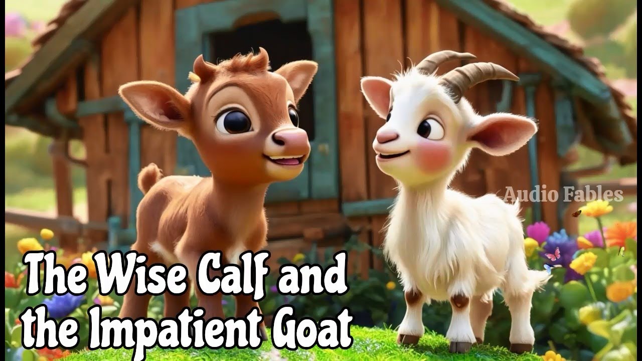 The Wise Calf and the Impatient Goat #disney #bedtimetales#animation # ...