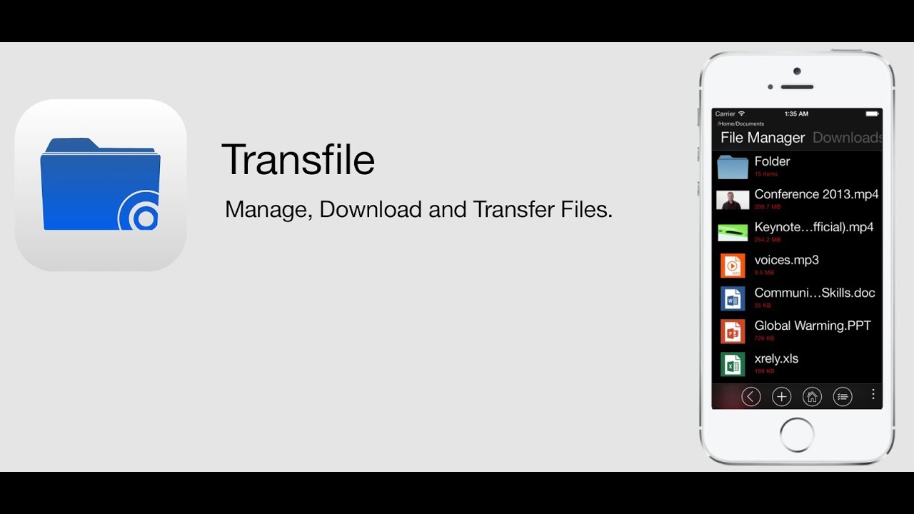 Transfile [iPhone] Video review by Stelapps - YouTube